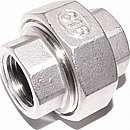 Rustfri Union i syrefast stål. Rustfri fittings!