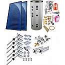 Komplet STI Solvarmeanlæg m/2 fanger & 200L beholder. Se pris